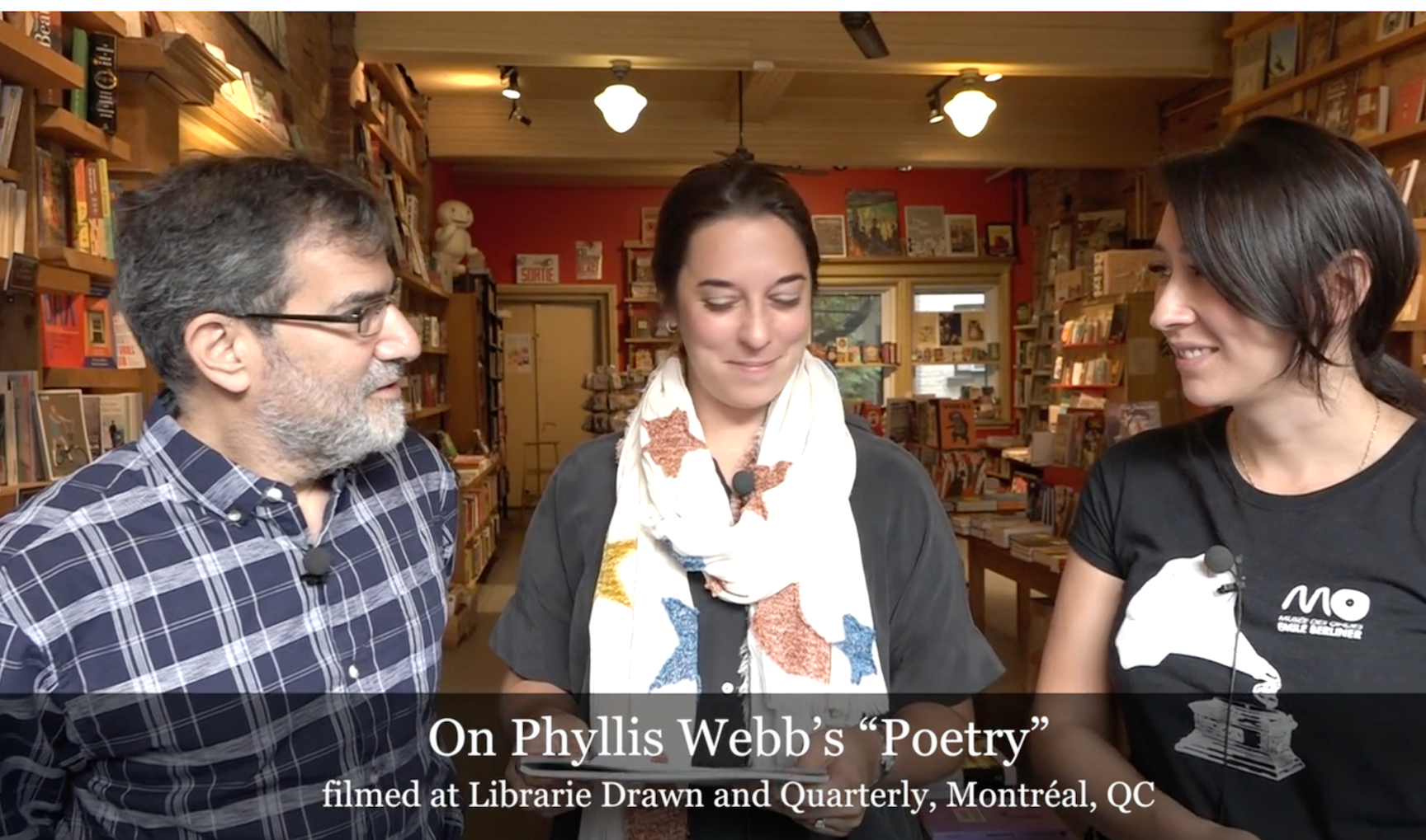 Discussion of Phyllis Webb’s poem “Poetry” (with Deanna Fong, at Drawn ...