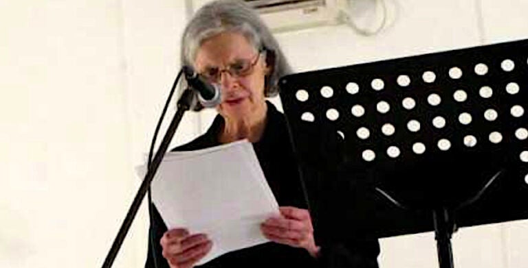 Joan Retallack performs “Poem Composed from the Phonemes in ‘Jackson ...