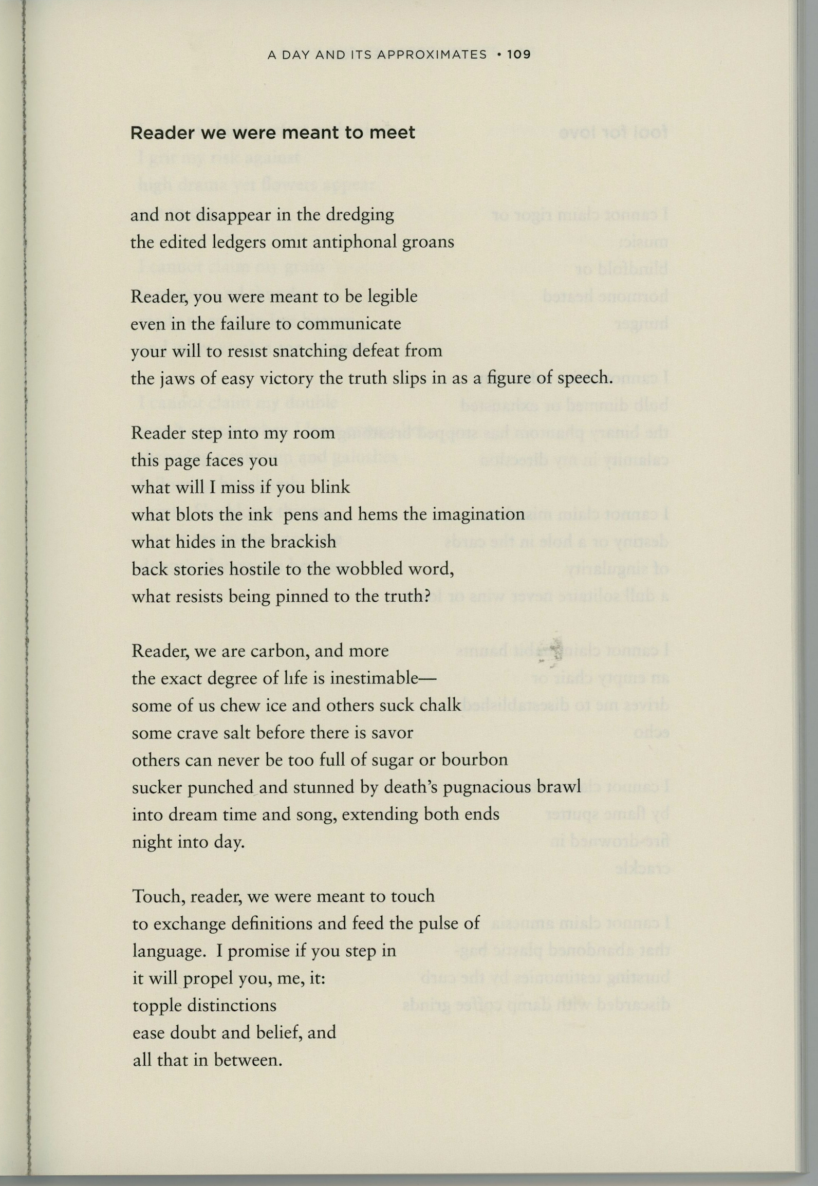 Erica Hunt, “Reader we were meant to meet” – Modern & Contemporary ...